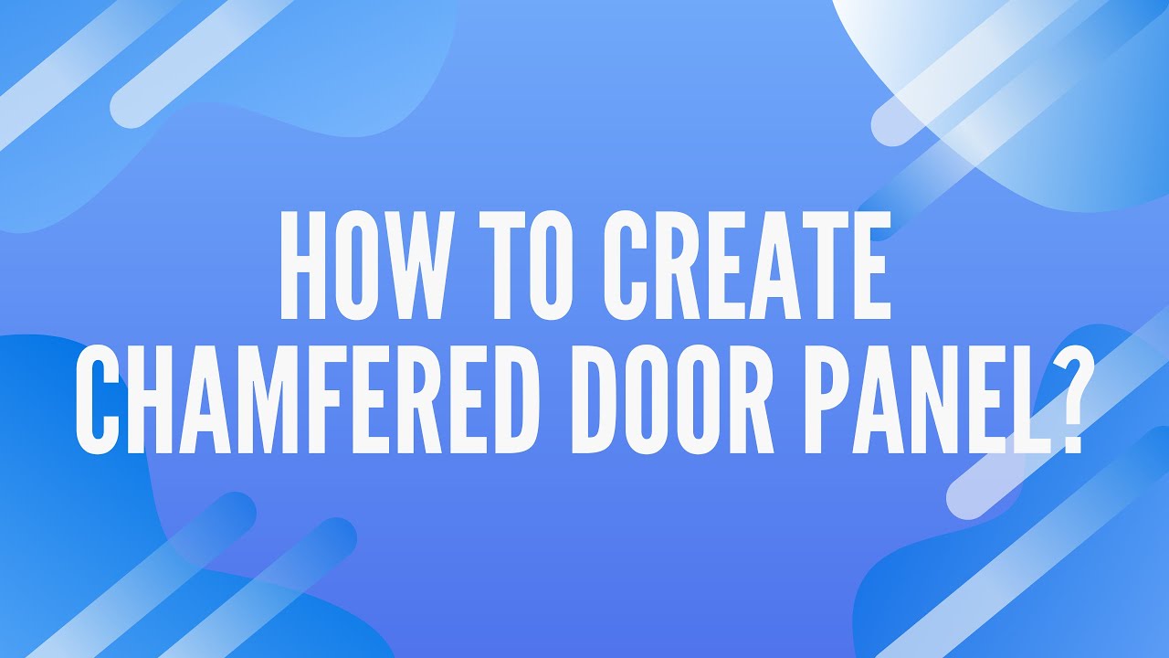 [Panel Point Editing FAQ] How to create chamfered door panel? | AiHouse ...