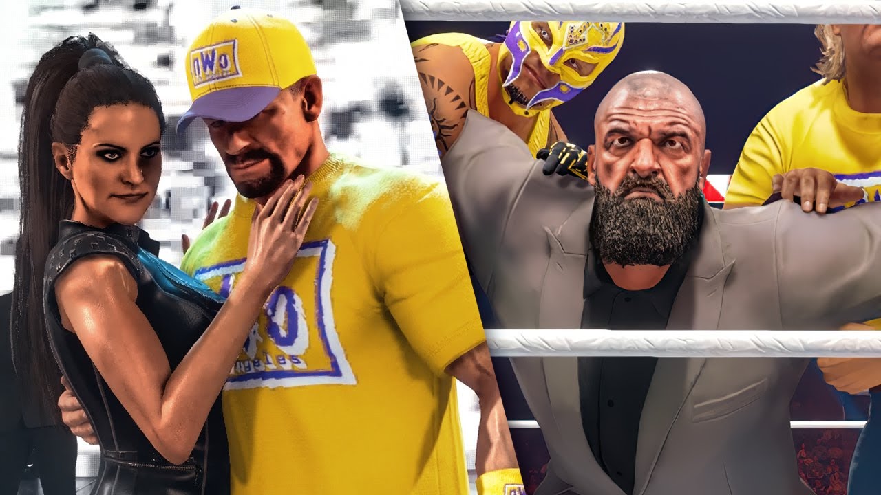 JOHN CENA RETURNS & TAUNTS HHH WITH STEPHANIE AFFAIR - YouTube