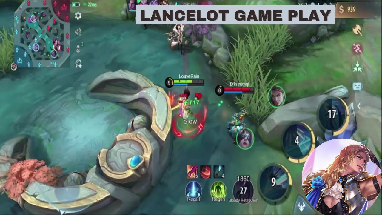 LANCELOT MOBILE LEGEND CORE GAMEPLAY - YouTube