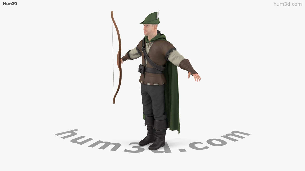 Robin Hood 3D model by 3DModels.org - YouTube