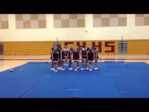 Chartiers Houston Junior High Cheerleaders - YouTube
