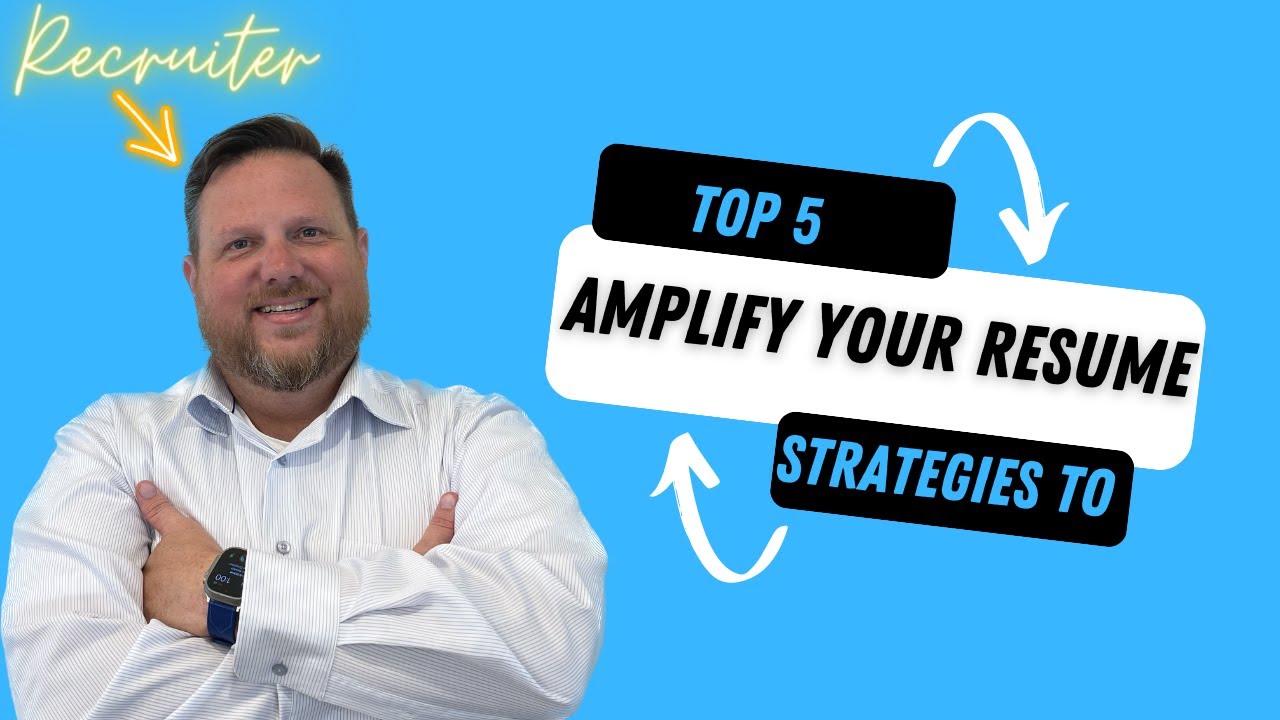 5 Strategies to Improve your resume - YouTube