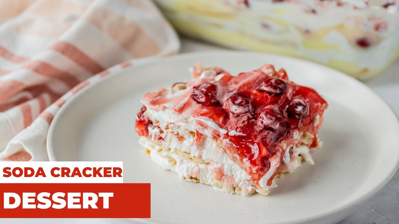 THE BEST Soda Cracker Dessert - YouTube