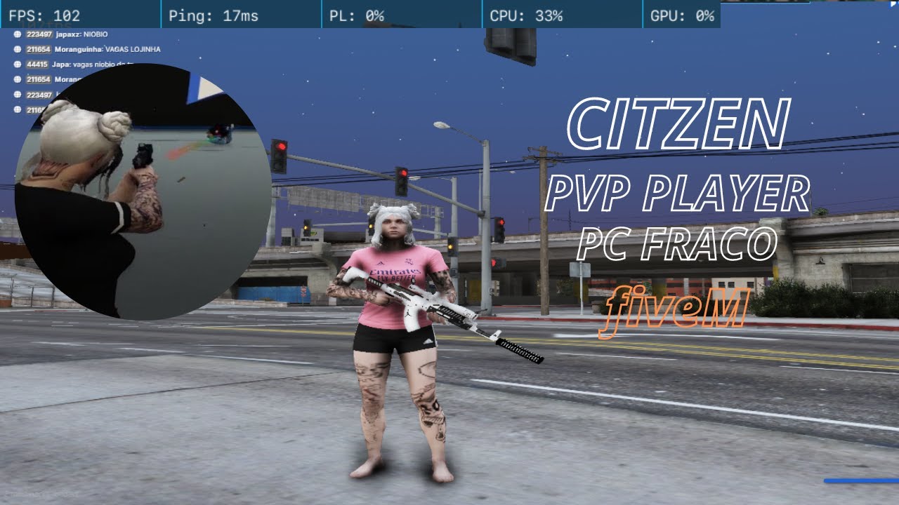 CITZEN PVP PLAYER fiveM pc fraco - YouTube