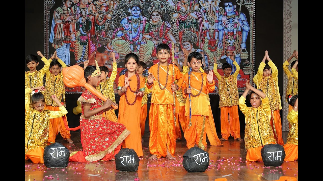 DANCE ACT ON RAMAYAN |THEME INCREDIBLE INDIA |TAGORE VIDHYA PITH H.S ...