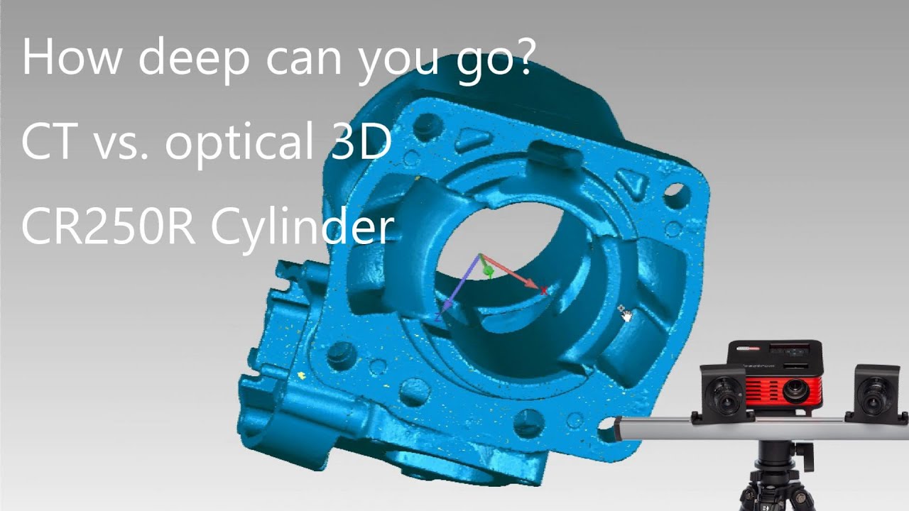 How deep can you scan? CR250 CT vs. optical 3D scan Rage Vision ...