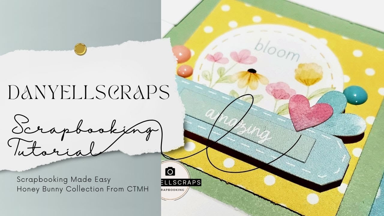 Scrapbook Tutorial: Visual Triangle - YouTube