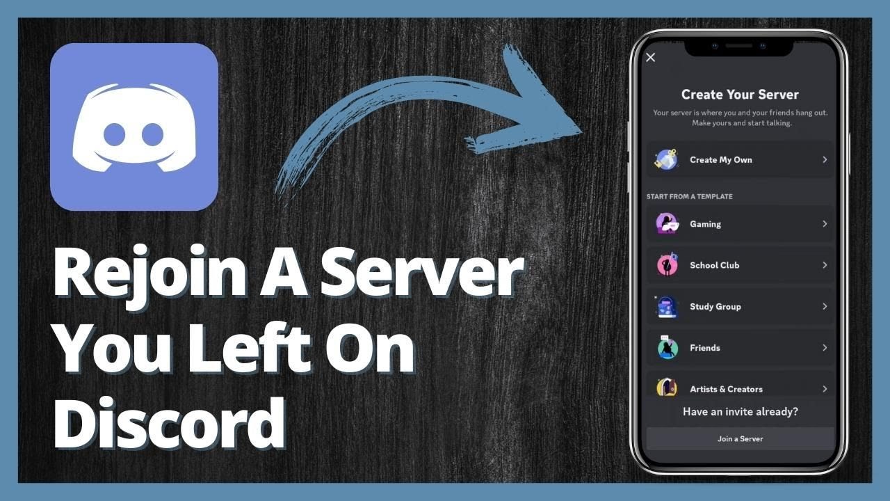 How To Rejoin A Server You Left On Discord Quick And Easy Guide - YouTube
