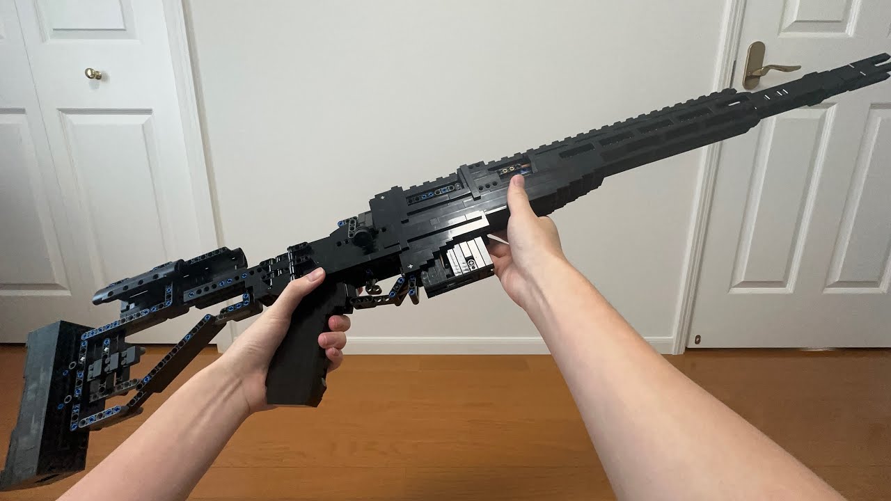Working Lego Sniper Rifle M40A6 - YouTube
