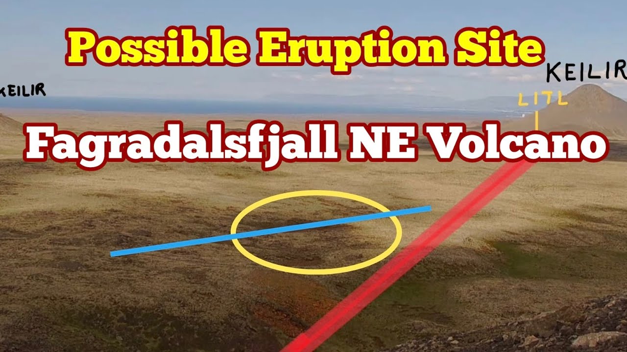 Map Of Eruption Locations: Iceland Fagradalsfjall NE Volcano - YouTube