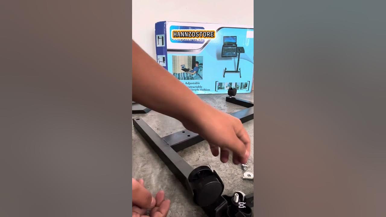 INSTRUCCIONES PARA ARMAR MESA DE LAPTOP / HANNZOSTORE - YouTube