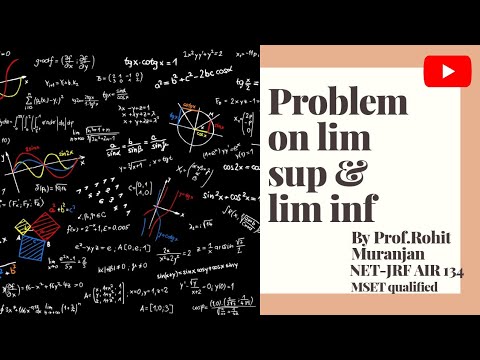 problem on lim sup & lim inf - YouTube