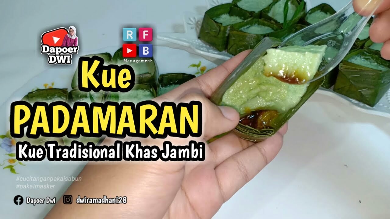 RESEP Kue Tradisional Jambi 'PADAMARAN' | DAPOER DWI - YouTube