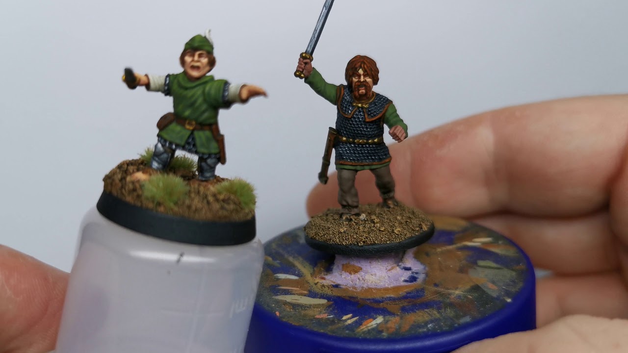 Wargames atlantic halfling militia 1st one painted. - YouTube