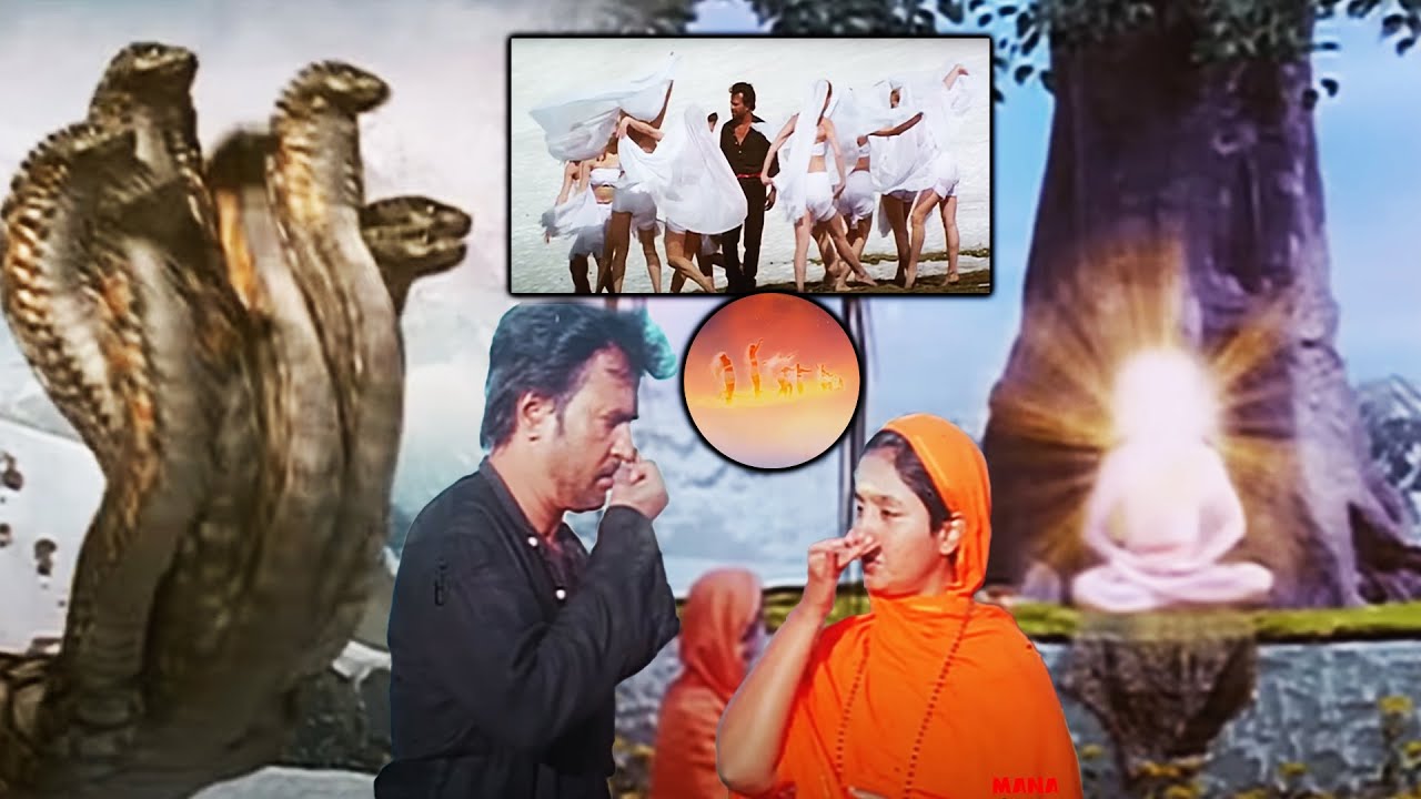 Baba Movie Rajinikanth Best Highlight Scene || Telugu Scenes || Cinema ...