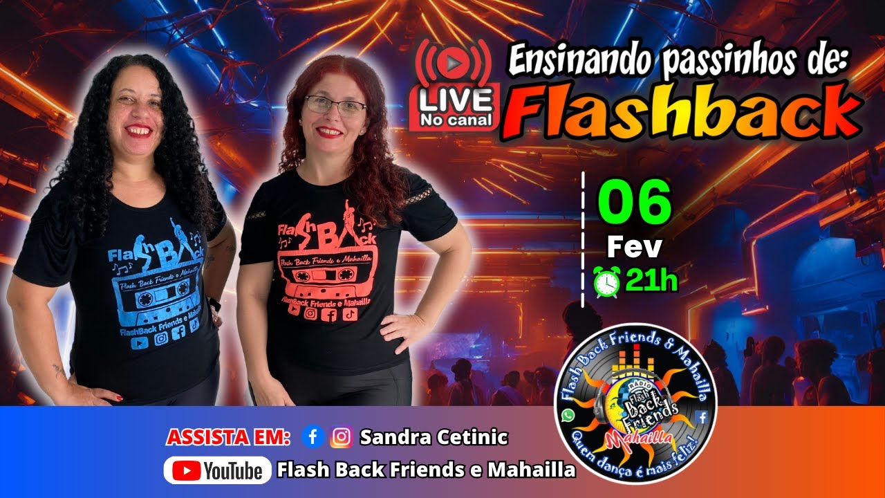 LIVE AULA PASSINHOS DE FLASH BACK - APRENDA EM CASA (06-02-2025) - YouTube