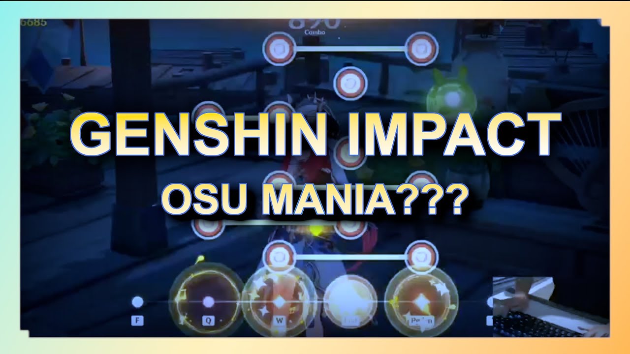 Trying out Genshin Impact's Osu Mania - YouTube