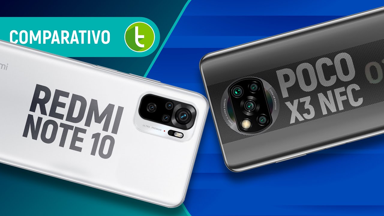 REDMI NOTE 10 vs POCO X3 NFC: qual é o MELHOR INTERMEDIÁRIO da XIAOMI ...
