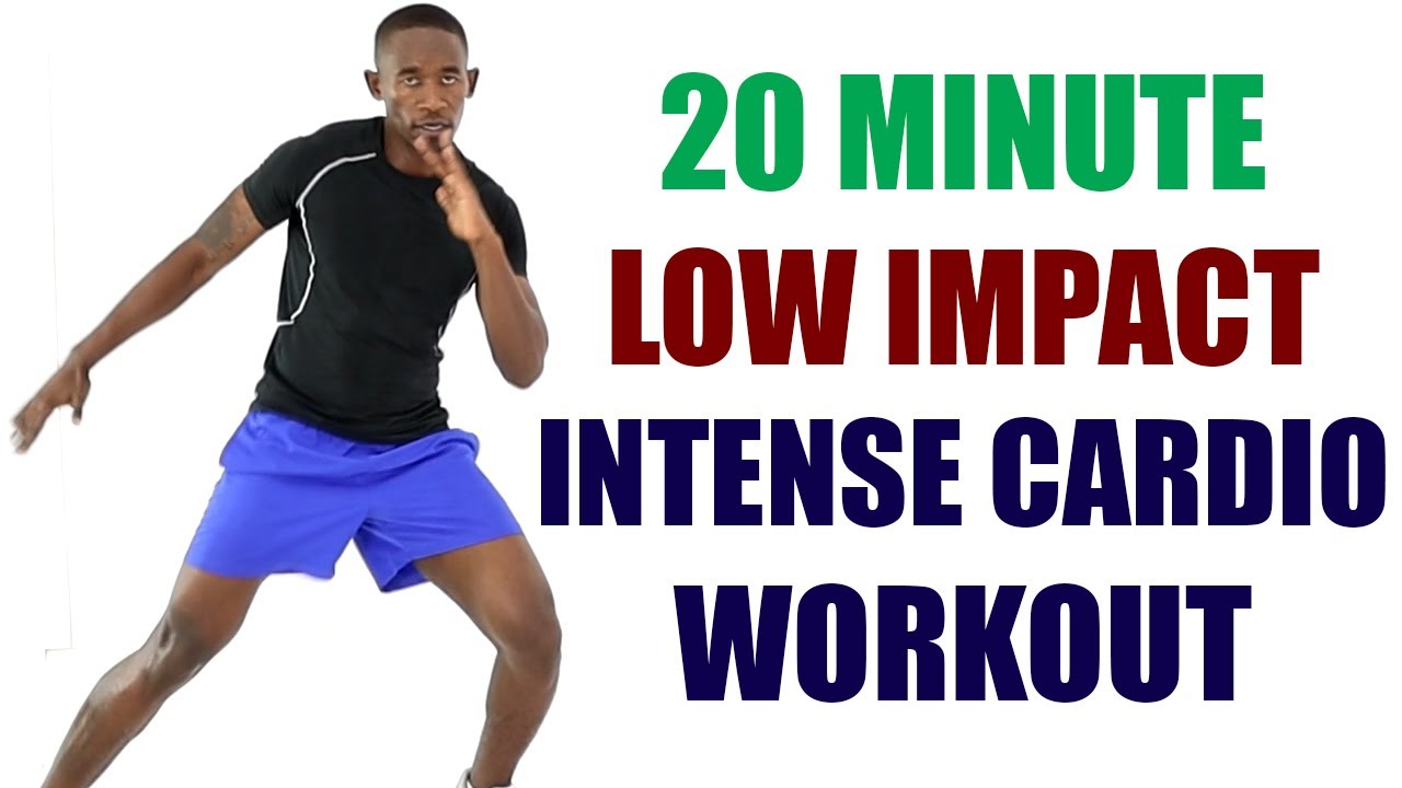 20 Minute Low Impact Intense Cardio Workout/ Best Fat Blasting Cardio ...