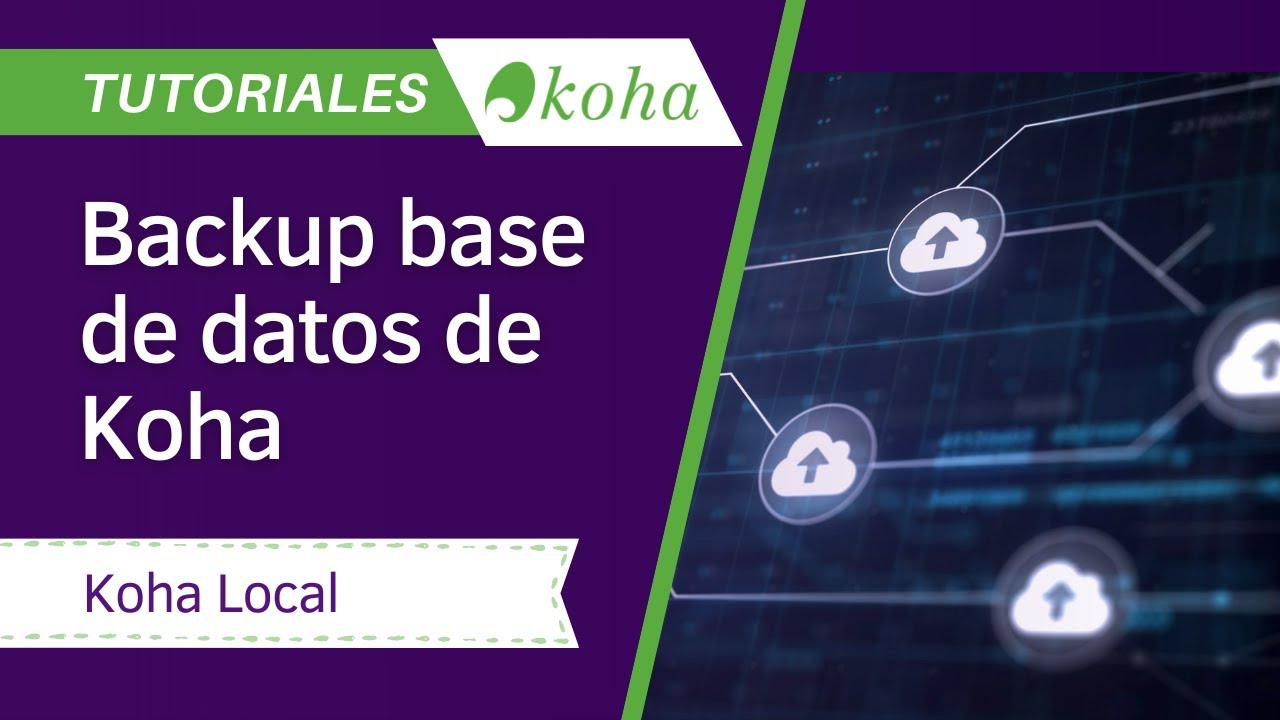 Backup base de datos de #Koha Local - YouTube
