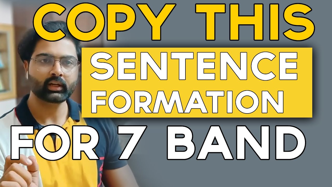 IELTS WRITING - Copy how I Improved sentence Formation - YouTube