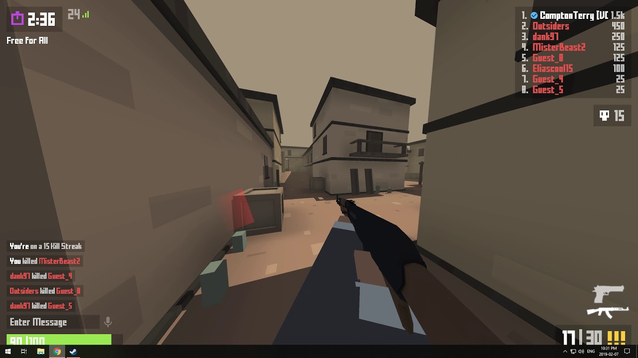 50 Kill Triggerman Sandstorm | ComptonTerry | Krunker.io - YouTube