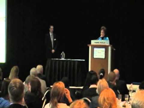 Florine Mark, Governor's Fitness Awards Presentation - YouTube