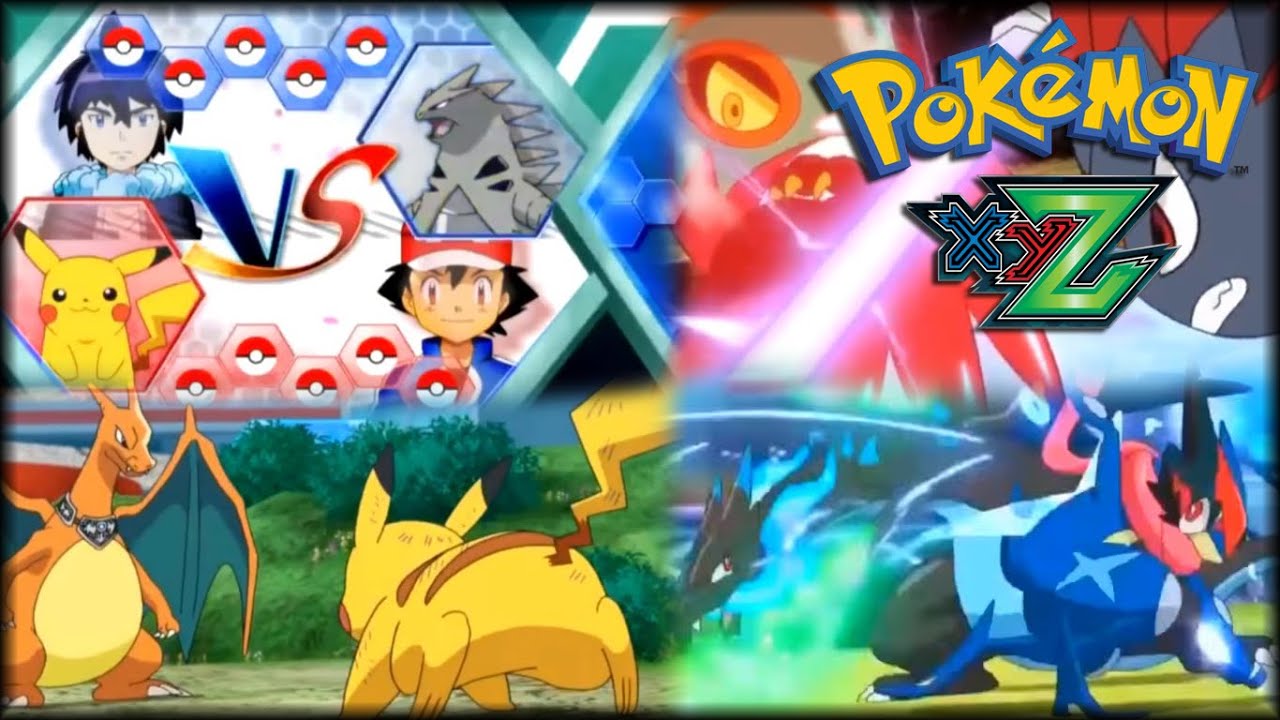 POKÉMON XYZ CAPITULO 37 Y 38: ¡LA FINAL DE LA LIGA KALOS COMIENZA! ¡ASH ...