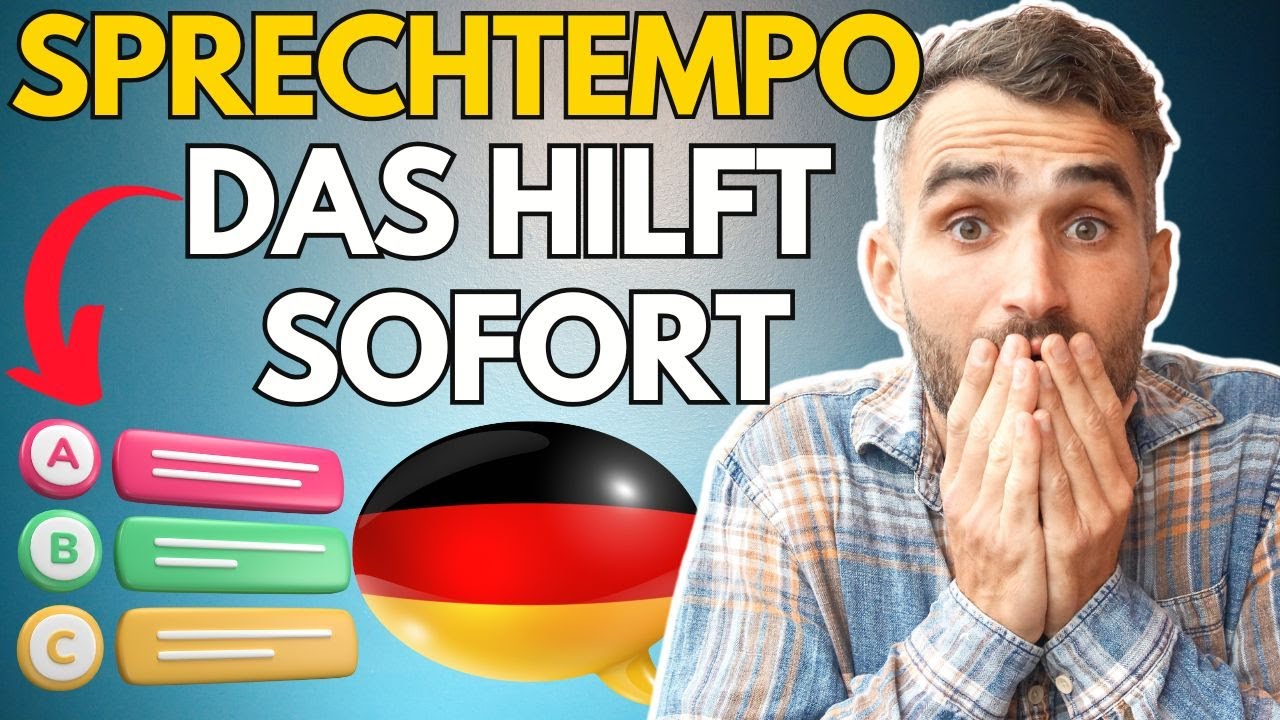Schneller Deutsch sprechen: Diese Übung hilft dir SOFORT - YouTube
