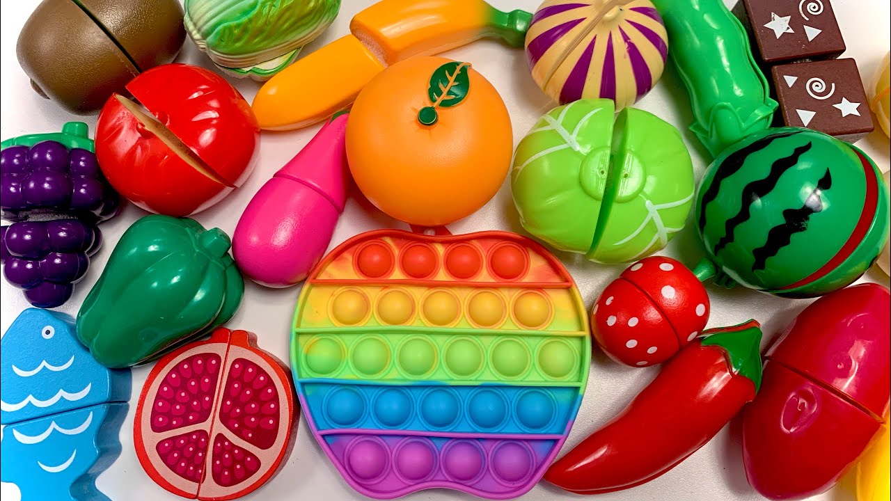 Relaxing Cutting Fruits and Vegetables ASMR, Strawberry | Satisfying ...