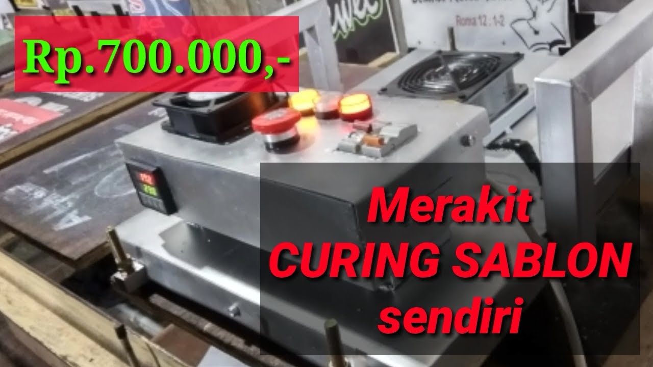 Merakit Curing Sablon kaos part 2 | kreatif curing 700rb | - YouTube