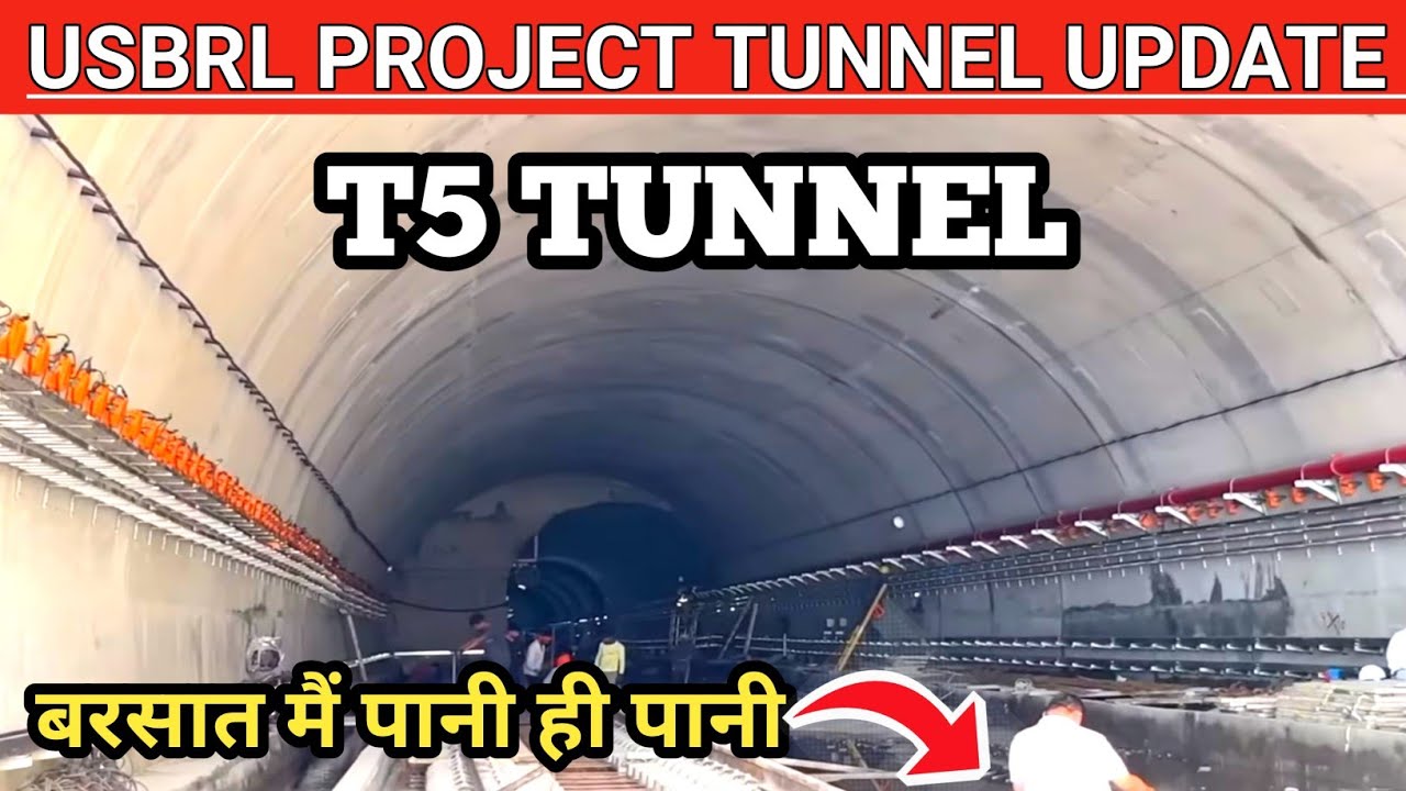 USBRL PROJECT TUNNEL T5 CONSTRUCTION LATEST UPDATE | KATRA BANIHAL ...