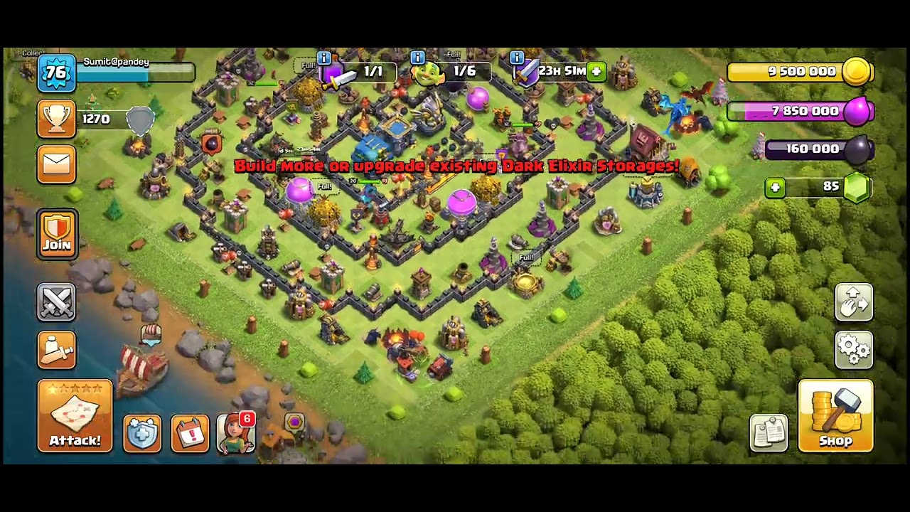 My coc profile town hall 12 level #coc - YouTube