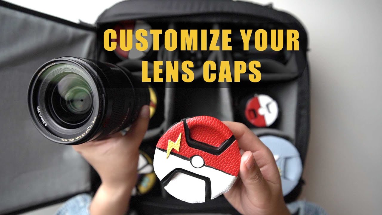 Make A Customized Lens Cap | POKEMON Lens Cap Tutorial! - YouTube
