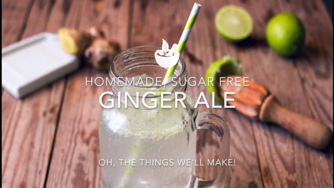 homemade ginger ale - YouTube