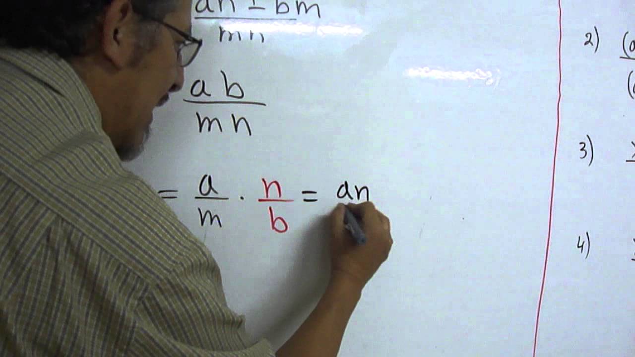 Reglas básicas al operar con fracciones - YouTube