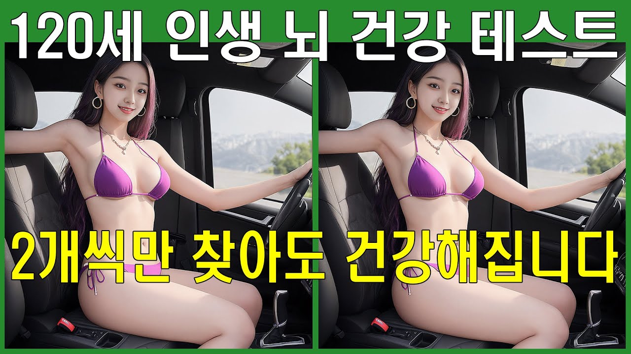 다른 그림 찾기 틀린 그림 찾기 다 찾으시면 뇌 건강 아직 청신호 즐겁게 찾는 집중력 강화 게임 다 찾으시면 상위 3에