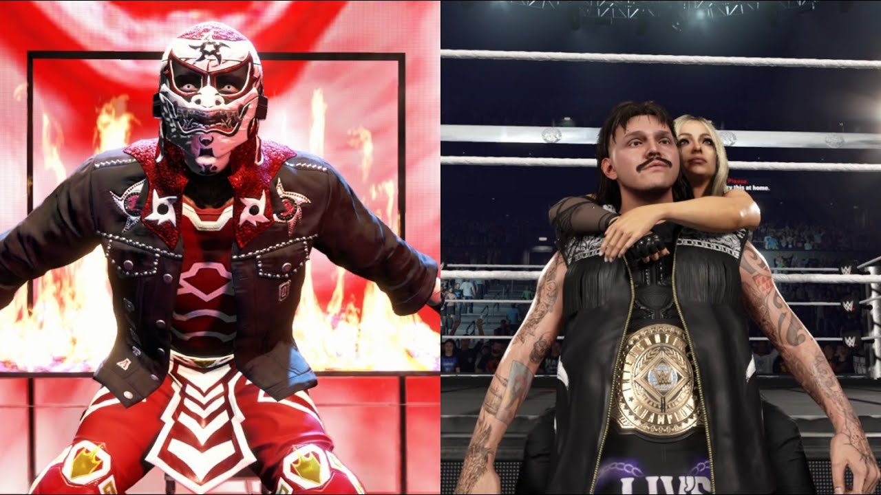 PENTA VS DOM MYSTERIO 🔥 INTERCONTINENTAL TITLE ON THE LINE | WWE 2K25 ...