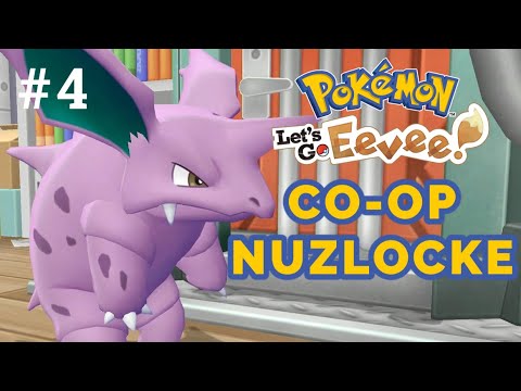 Pokémon: Let's Go Eevee CO-OP NUZLOCKE - Part 4 | Hiker Nob - YouTube