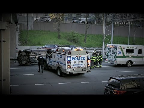 Bravo Volunteer Ambulance Onscene at Rollover Crash | Bay Ridge 68 ...