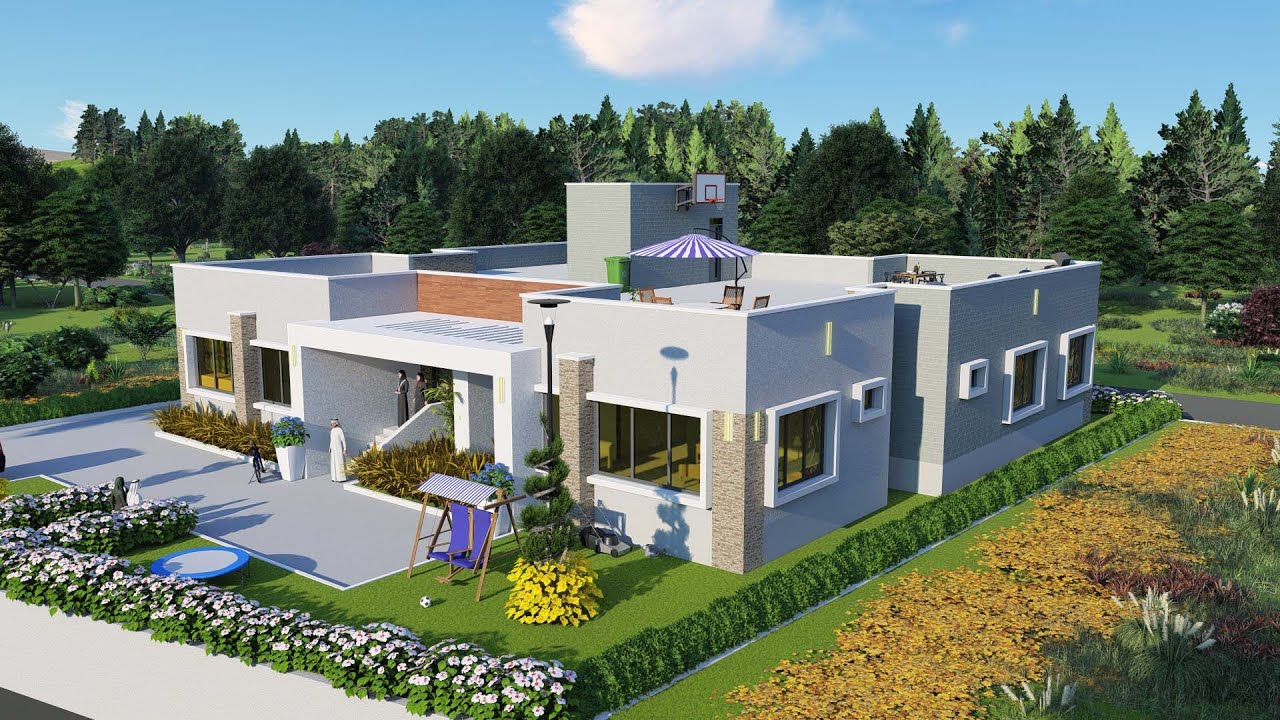 Ramani ya Nyumba ID-25326, vyumba 6 vya kulala, matofali 12170+4332 na ...