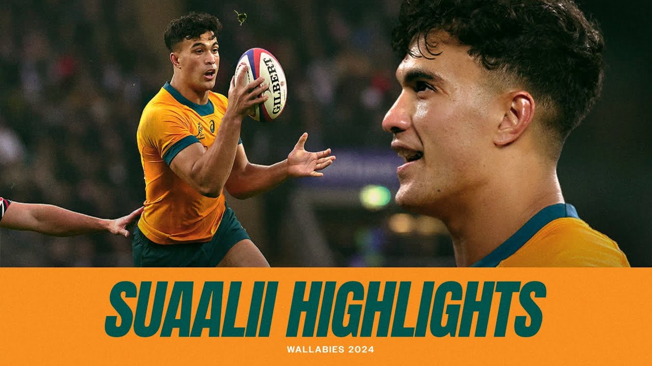 Joseph Suaalii's BEST MOMENTS in 2024 | Wallabies - YouTube
