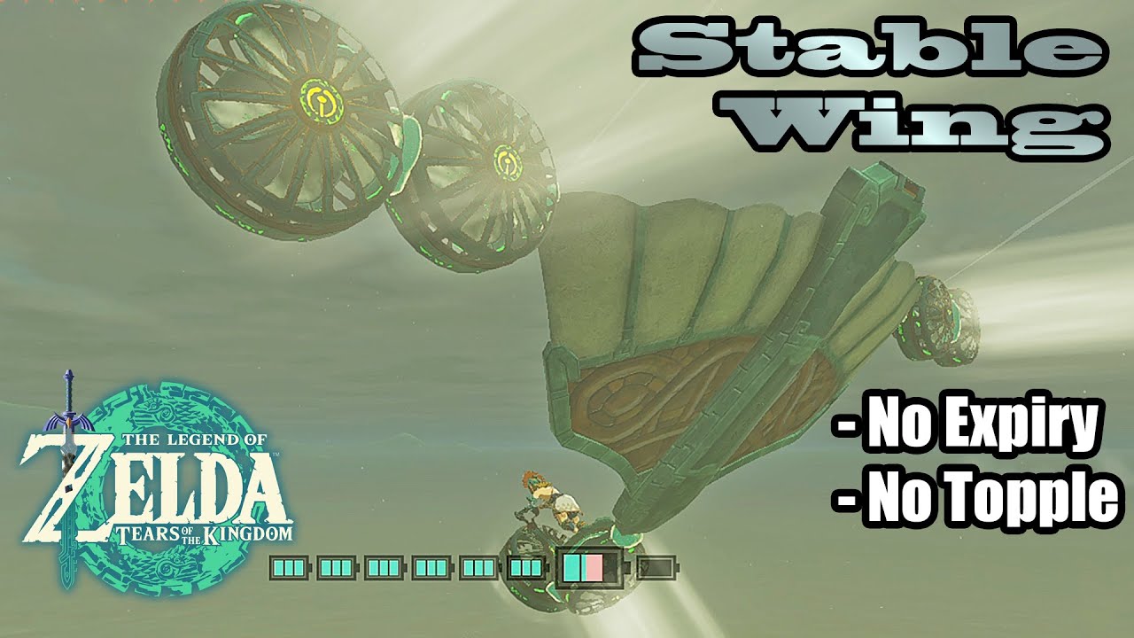 STABLE Wing Build - Does Not Expire / Does Not Topple! - Zelda: Tears ...