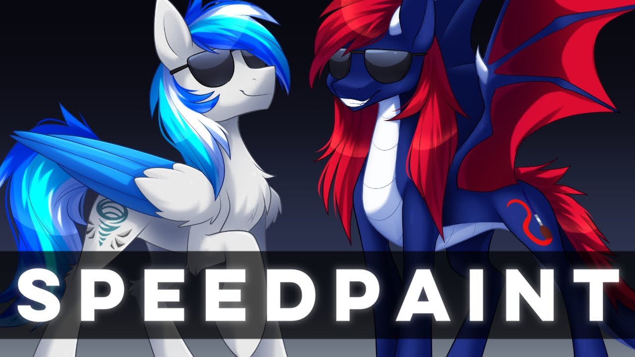 Hawk and Scarlett | MLP Speedpaint - YouTube
