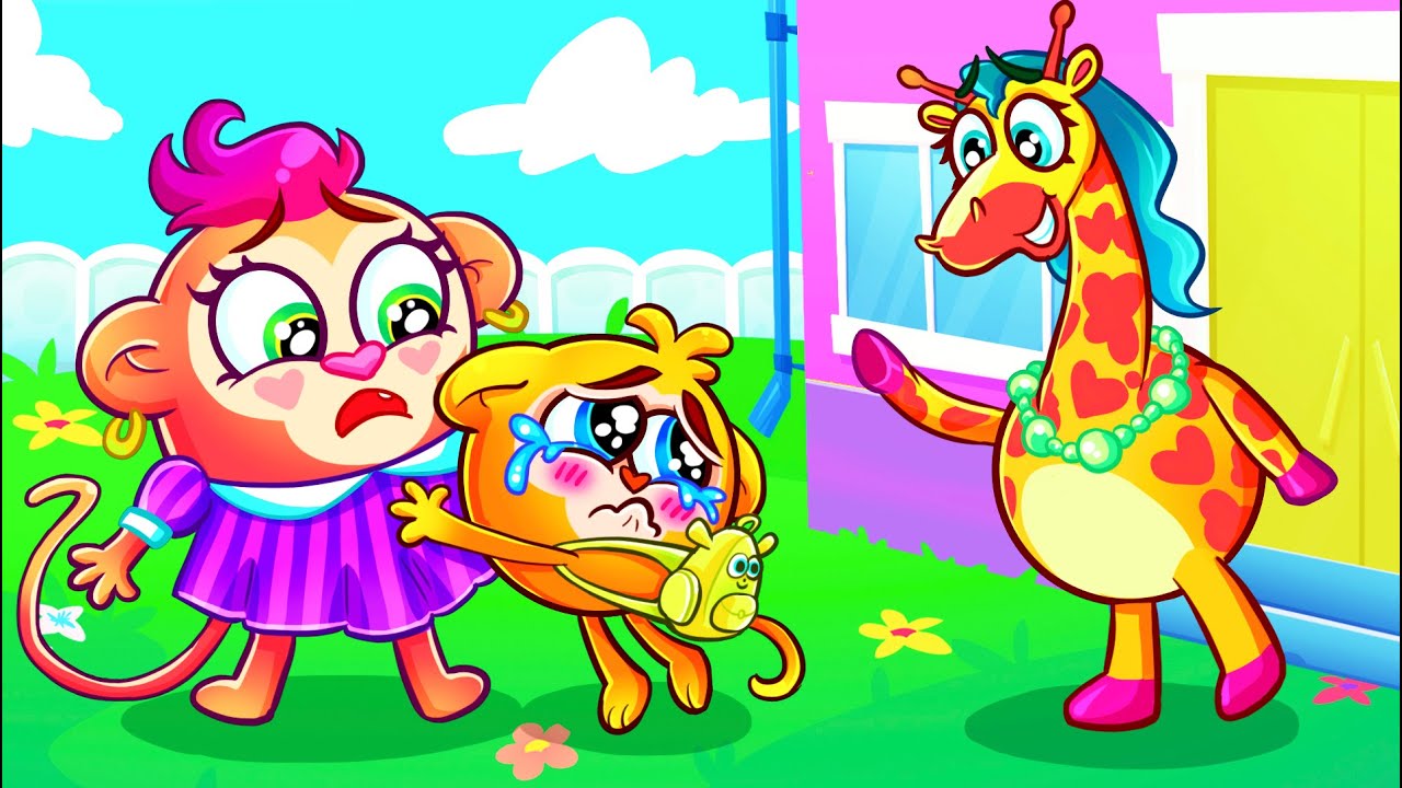 Baby's First Day of Preschool | Playtime for Kids | Nursery Rhymes ...