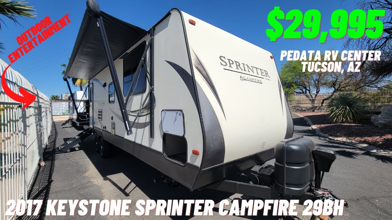 SOLD! 2017 Keystone Sprinter Campfire 29BH Video Walkthrough! Sleeps 8 ...
