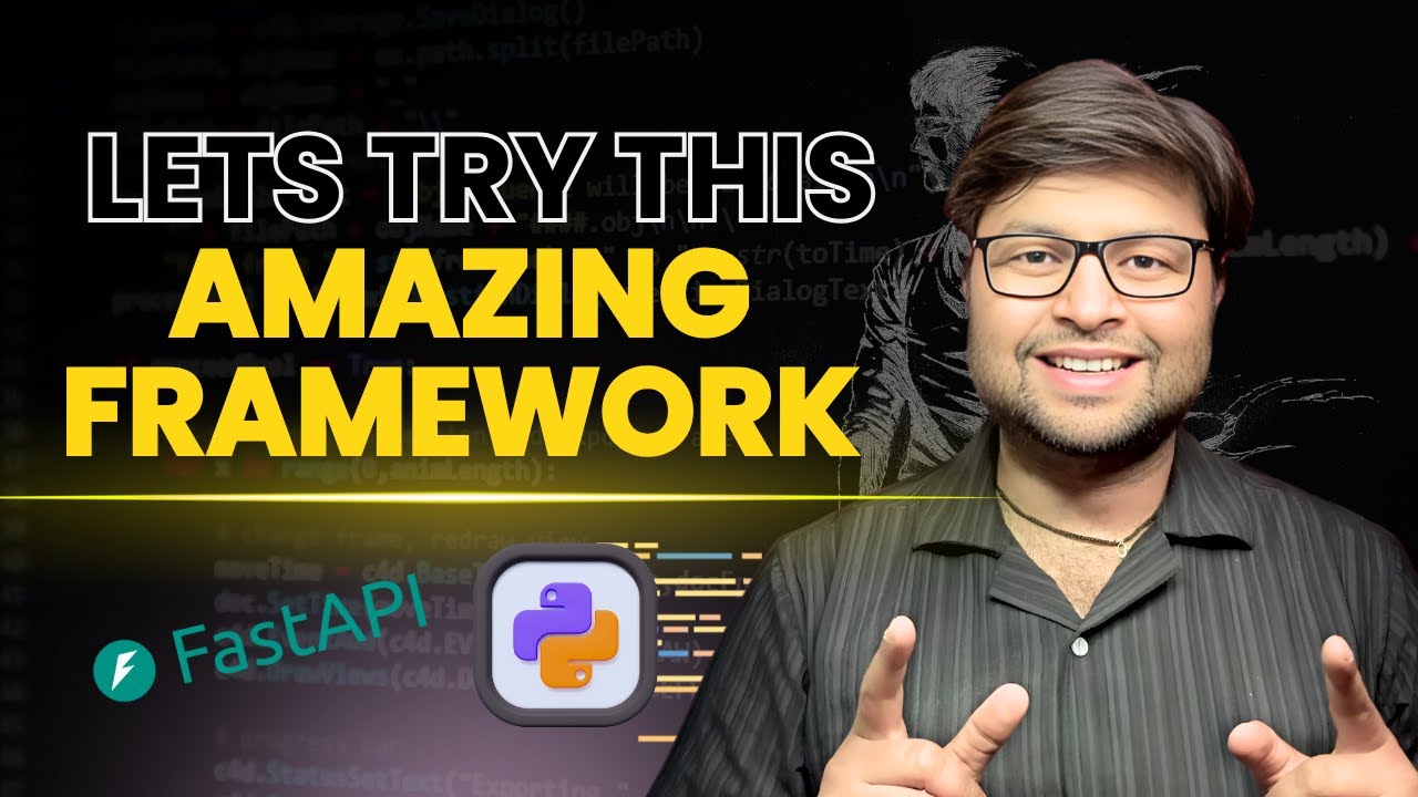 Try this amazing python framework for backend 🐍 - YouTube