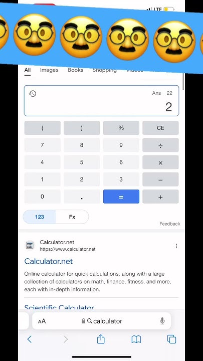 How to get infinite on a calculator - YouTube
