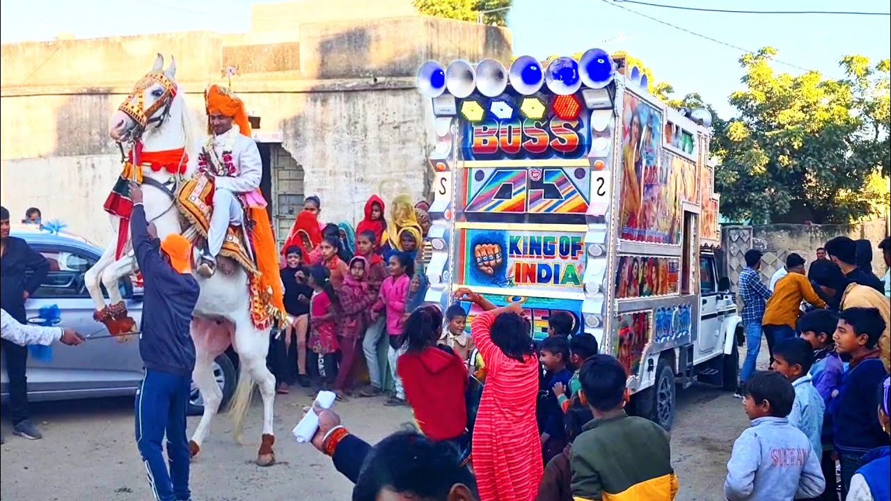 राजस्थानी डीजे धाकड़ घोड़ी डांस - Rajasthani Shadi Barat// Boss Dj ...