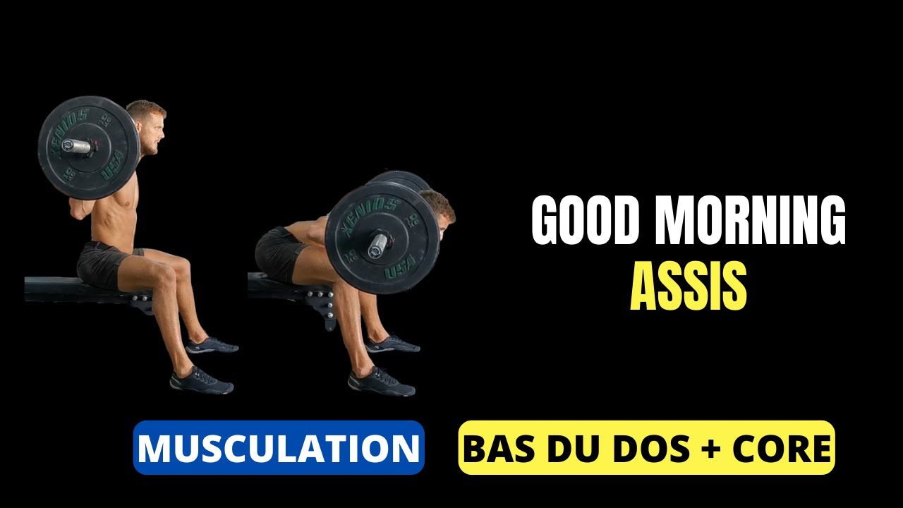 Exercice musculation BAS du DOS : Good Morning ASSIS - [ Musculation ...